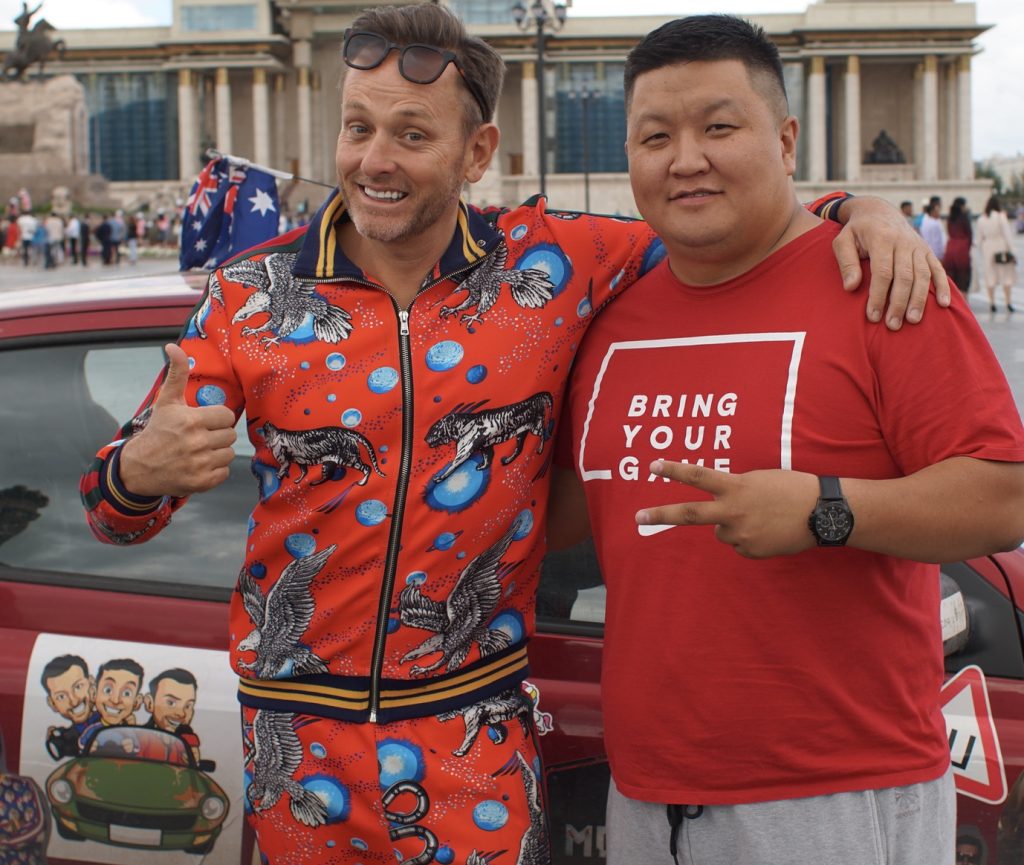 Mongolian Tv Appearance - Mike Goldman